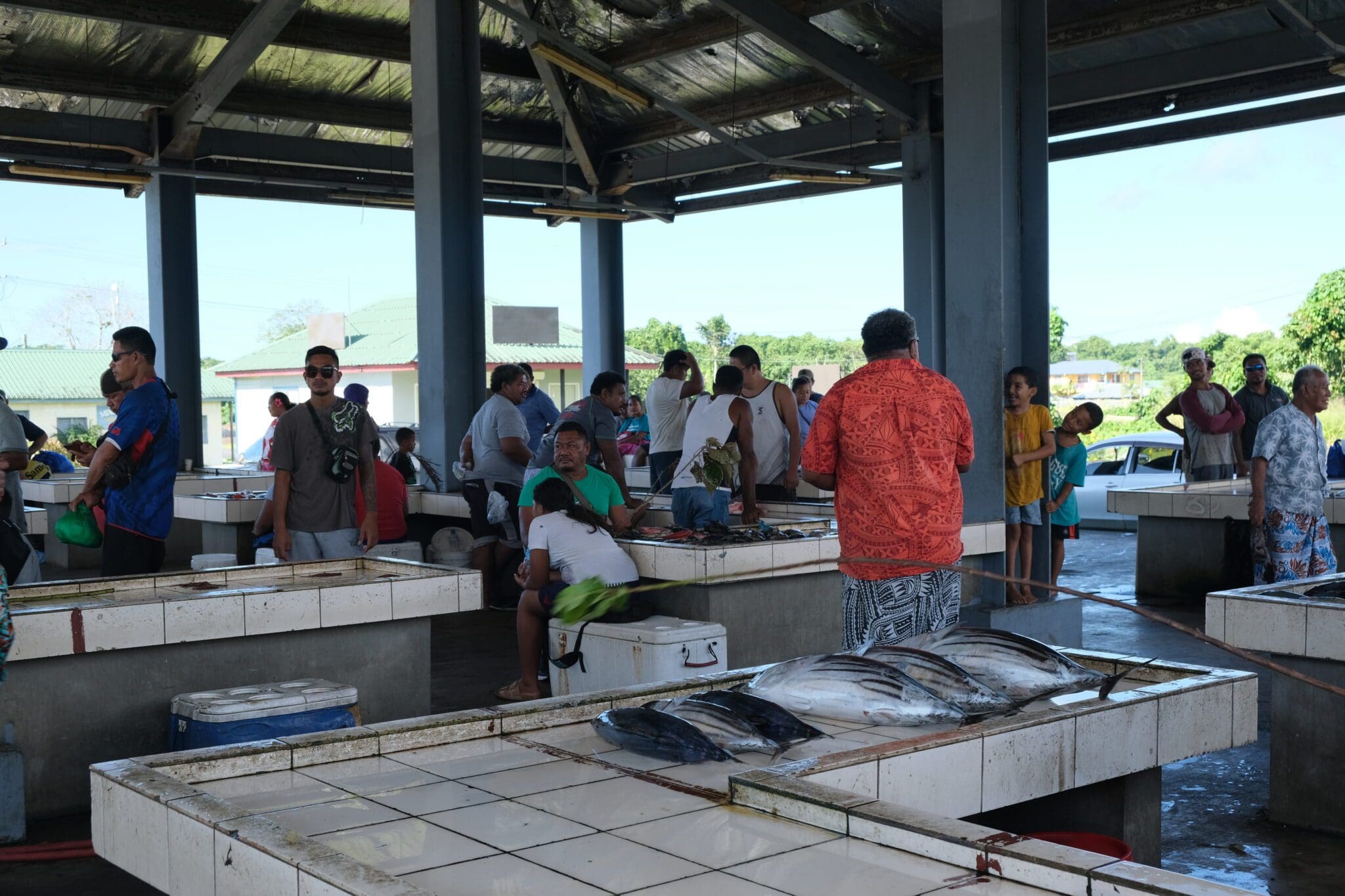 Buzzing Morning in Savai'i Fish Market Samoa - Kulture Kween